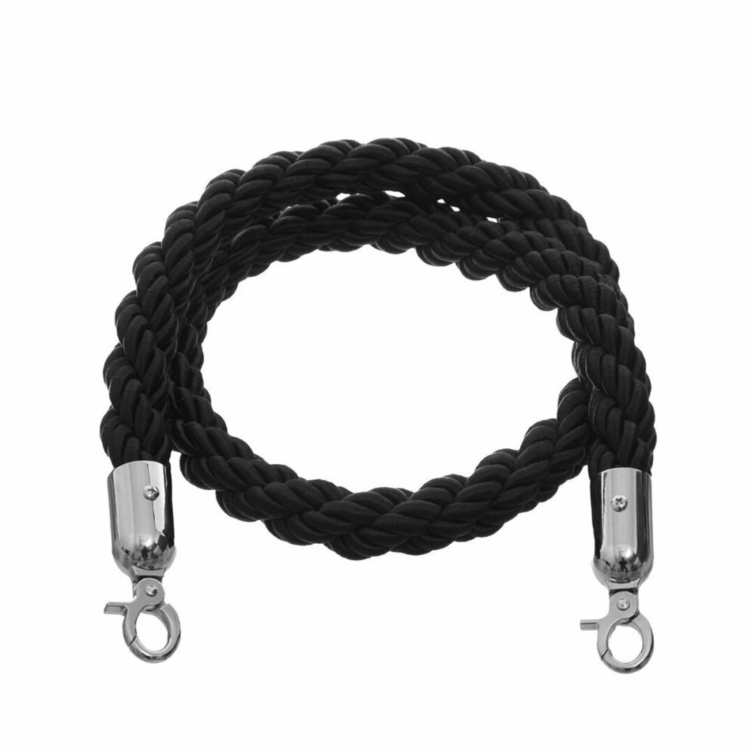 Ropes Black Twisted 1.5m